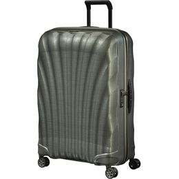 Hartschalen-Trolley Samsonite "C-LITE, verschiedene Gr&ouml;&szlig;en und Farben", Damen, Gr. B/H/T: 51cm x 75cm x 31cm 94 l, gr&uuml;n (metallic gr&uuml;n), Polypropylen, unifarben, Koffer Hartschalen-Trolley, mit arretierbarem und versenkbarem Druckknopf-Trolleysystem