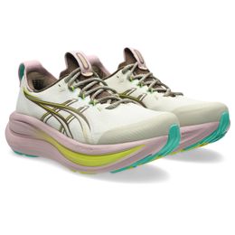 Laufschuh asics "GEL-NIMBUS 28 TR", Gr. 40, light dust, clay canyon, Synthetik, Schuhe Laufschuh