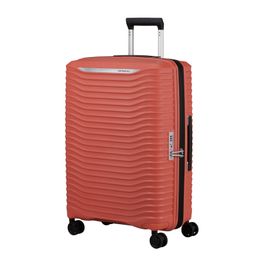 Hartschalen-Trolley Samsonite "UPSCAPE, verschiedene Gr&ouml;&szlig;en und Farben", Damen, Gr. B/H/T: 47cm x 68cm x 28cm 75 l, clay, Polypropylen, gestreift, Koffer Hartschalen-Trolley, mit Volumenerweiterung, mit Tragegriff oben und seitlich