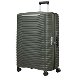 Hartschalen-Trolley Samsonite "UPSCAPE, verschiedene Gr&ouml;&szlig;en und Farben", Damen, Gr. B/H/T: 54cm x 81cm x 34cm 133 l, gr&uuml;n (climbing ivy), Polypropylen, gestreift, Koffer Hartschalen-Trolley, mit Volumenerweiterung, mit Tragegriff oben und seitlich