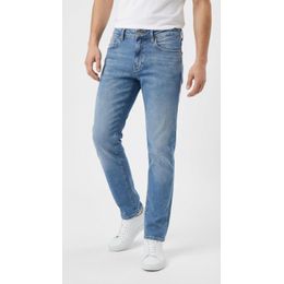 Only & Sons Straight-Jeans ONLY & SONS "ONSWEFT REG. MBD 5094 TAI DNM NOOS", Herren, Gr. 33, L&auml;nge 34, light medium blau denim detail:resin 3d, Denim/Jeans, Obermaterial: 98% Baumwolle, 2% Elasthan, Abriebeffekte, regular fit lang, Jeans Straight-Jeans, im 4-Pocket-Style