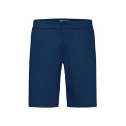 Chinoshorts Blend "Chinoshorts BHElmer", Damen, Gr. L, N-Gr, blau (insignia blau), Obermaterial: 75% Polyester PES. 22% Viskose CV. 3% Elasthan EL., Hosen Chinoshorts