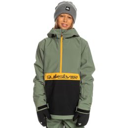 Snowboardjacke Quiksilver "Steeze", Jungen, Gr. 10, gr&uuml;n (laurel wreath), Obermaterial:100% Microfaser;, Jacken Snowboardjacke