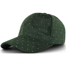 styleBREAKER "Samt Baseball Cap mit Strass" 1 Stk.