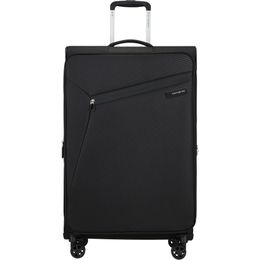 Weichgep&auml;ck-Trolley Samsonite "LITEBEAM, verschiedene Gr&ouml;&szlig;en und Farben", Damen, Gr. B/H/T: 47cm x 77cm x 28cm 103 l, schwarz, Polyester, Koffer Weichgep&auml;ck-Trolley, f&uuml;r Gesch&auml;ftsreise, Reise, Urlaub und Ferien, aus Polyester