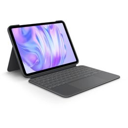 Logitech Combo Touch Tastatur-Case mit Trackpad f&uuml;r iPad Pro 11" (M4/M5) - Deutsch - Grafit