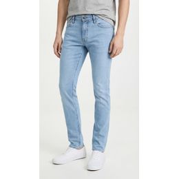Jack & Jones Slim-fit-Jeans JACK & JONES "JJIGLENN JJFELIX AM 446 NOOS", Herren, Gr. 29, L&auml;nge 30, blau denim, Denim/Jeans, Obermaterial: 99% Baumwolle, 1% Elasthan, unifarben, slim fit, Jeans Slim-fit-Jeans, mit schmaler Beinform