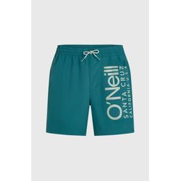 O`Neill Badeshorts O'NEILL "O'NEILL CALI 16'' SWIMSHORTS", Herren, Gr. L (52), N-Gr, botanical he, Obermaterial: 100% Polyester, Badehosen Badeshorts, mit Seiten- und Ges&auml;&szlig;taschen, mit Hyperdry-Finish