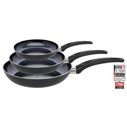 Pfannen-Set ELO Basic "Prima Cucina 3 teilig", schwarz, &Oslash;:28cm, Pfannen, Pfannen-Set, Induktion