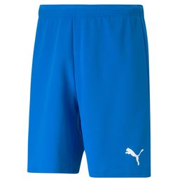 Trainingsshorts Puma "TEAMRISE SHORT", Damen, Gr. L, N-Gr, electric blau lemonade, Puma wei&szlig;, Netz, Obermaterial: 100% Polyester, unifarben, regular fit normal, Hosen Trainingsshorts, atmungsaktives Material, mit DryCELL Technologie, elastischer Bund