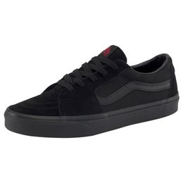 Sneaker Vans "SK8-Low", Herren, Gr. 42, schwarz, Leder, Textil, Schuhe Sneaker