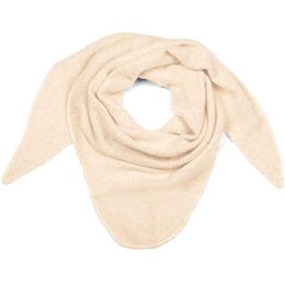 Dreieckstuch styleBREAKER "Strick Dreiecktuch meliert", Damen, creme, beige, Obermaterial: 80% Viskose CV. 20% Wolle WO., Modisch, Modet&uuml;cher Dreieckstuch