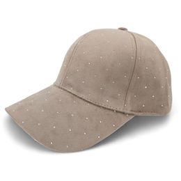 styleBREAKER "Samt Baseball Cap mit Strass" 1 Stk.