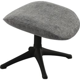 Fu&szlig;hocker FLEXLUX "Marinella, Fu&szlig;st&uuml;tze f&uuml;r Lounging, Entspannung der Extraklasse, Scandi", schwarz (graphite, schwarz), B:59cm H:41cm T:46cm, 100% Polyester, Hocker, Fu&szlig;hocker, Brescia-Stoff, Robuster Schwarzer fu&szlig;, Pflegeleicht und haltbar