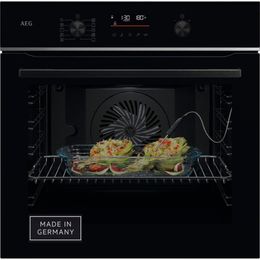 AEG Pyrolyse Backofen "TA5PB50WAB", Energieeffizienz: A+, schwarz, B:59,5cm H:59,4cm T:56,7cm, Back&ouml;fen, mit SteamBake-Funktion, mit Kerntemperatursensor, App-steuerbar, Pyrolyse Backofen