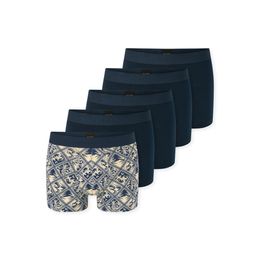 Boxershorts Schiesser "95/5 Multipacks", Herren, Gr. 10, 927, sonstiges, Single Jersey, Obermaterial: 95% Baumwolle, 5% Elasthan, k&ouml;rpernah, Unterhosen Boxershorts, ohne Eingriff, angenehm weich