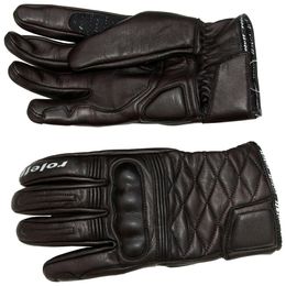 Motorradhandschuhe Roleff "RO 43" Gr. L, schwarz, Handschuhe, L, Obermaterial: 100% Rindsleder. Innenfutter: 100% Polyester, Motorradhandschuhe, winddicht
