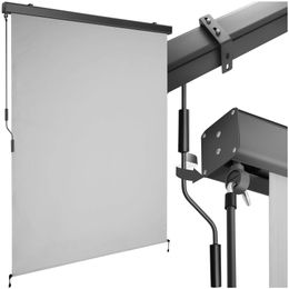 TecTake&reg; Senkrechtmarkise, verschiedene Gr&ouml;&szlig;en, pulverbeschichtetes Aluminiumgeh&auml;use, inkl. Wandhaltern