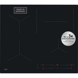 AEG Induktions-Kochfeld "TO64ICOFIT", schwarz, B:58cm H:4,4cm T:51cm, Kochfelder, mit Hob&sup2;Hood Dunstabzug, Topferkennung, mit &Ouml;ko-Timer, Induktions-Kochfeld