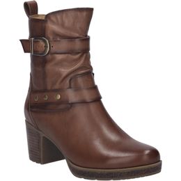 Stiefel Josef Seibel "Gloria 07, cognac", Damen, Gr. 41, braun (cognac), Obermaterial: 100% Rindsleder Leather cow., Schuhe Stiefel
