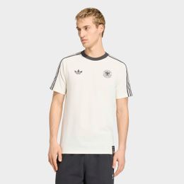 T-Shirt adidas Performance "DEUTSCHLAND ORIGINALS", Damen, Gr. L, sanftes wei&szlig;, Obermaterial: 52% Baumwolle, 48% Polyester, Rundhals, Shirts T-Shirt