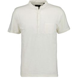 T-Shirt Ragman, Herren, Gr. 3XL, beige (ecru), Jersey, 75% Baumwolle 25% Leinen, regular fit, Shirts T-Shirt