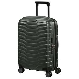 Hartschalen-Trolley Samsonite "PROXIS, verschiedene Farben", Damen, Gr. B/H/T: 40cm x 55cm x 20cm 40 l, matt climbing ivy, Polypropylen, unifarben, Koffer Hartschalen-Trolley, aus Polypropylen, Tragegriff oben und seitlich