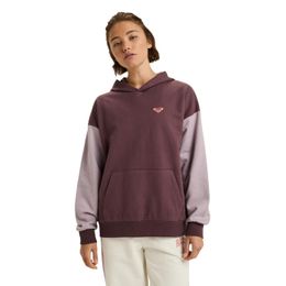 Hoodie Roxy "Essential Energy", Damen, Gr. XS, huckleberry, Obermaterial: 100% Walkfrottier;, Sweatshirts Hoodie