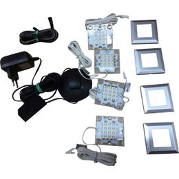 LED Schrankinnenraumbeleuchtung TRENDTEAM, wei&szlig; (warmwei&szlig;), B:5cm H:0,8cm L:5cm, Leuchten, LED Schrankinnenraumbeleuchtung