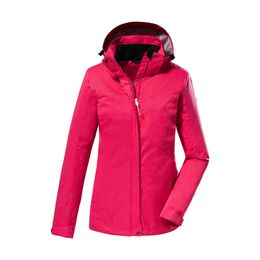 Funktionsjacke Killtec "KOS 133 KG WMN JCKT", Damen, Gr. 19, rosa (ros&eacute;), Oberstoff: 100% Polyester, Futter: 100% Polyester, Jacken Funktionsjacke, wasserdichte Funktionsjacke in Kurzgr&ouml;&szlig;e: verk&uuml;rzte &Auml;rmel u Rumpf