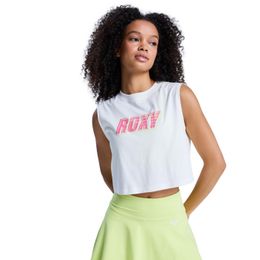 Shirttop Roxy "Essential Energy", Damen, Gr. L, coconut milk, Obermaterial: 100% Walkfrottier;, Tops Shirttop