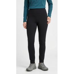 Funktionsleggings Maier Sports "Da-Tight el. MS FAV Long Tight W", Damen, Gr. 48, N-Gr, schwarz, Obermaterial: 85% Polyamid, 15% Elasthan, Hosen Funktionsleggings, sportlicher Stil, f&uuml;r Wandern und Outdooraktivit&auml;ten