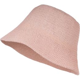 Fischerhut styleBREAKER "Fischerhut aus Papierstroh - Knautschhut", Herren, rose, Obermaterial: 100% Papierstroh PAS., Modisch, H&uuml;te Fischerhut