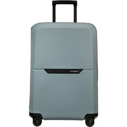 Hartschalen-Trolley Samsonite "MAGNUM, verschiedene Gr&ouml;&szlig;en und Farben", Damen, Gr. B/H/T: 48cm x 69cm x 30cm 82 l, blau (ice blau), Polypropylen, unifarben, Koffer Hartschalen-Trolley, mit arretierbarem und versenkbarem Druckknopf-Trolleysystem