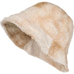 Fischerhut styleBREAKER "Teddyfell Fischerhut Ombr&eacute;", Herren, beige, braun, Obermaterial: 100% Polyester PES., Modisch, H&uuml;te Fischerhut