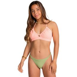 Bade-Shirt Billabong "Tanlines", Damen, Gr. XS, Cup B, peach tart, Obermaterial: 91% Microfaser, 9% Elasthan;, Bikini-Oberteile Bade-Shirt