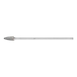 Pferd TOOLS Hartmetall Fr&auml;sstift Rundbogen RBF &Oslash; 06x13 mm Schaft-&Oslash; 3x75 mm Z5 universal fein (21230057)