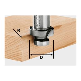 FESTOOL HW HW R5-OFK 500 Abrundfr&auml;ser mit Hartmetall-Schneiden und hoher Fr&auml;squalit&auml;t f&uuml;r die Fr&auml;sung von Rundungen in Plattenmaterialien, ohne Kugellager, 490095)