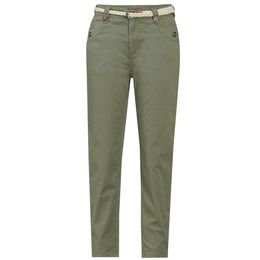 Gina Damen Hose mit Zopf-G&uuml;rtel