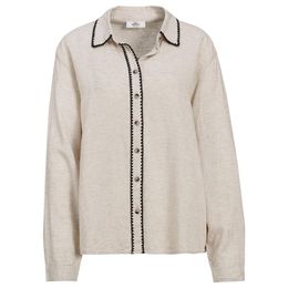 Gina Benotti Damen Leinen-Bluse mit Knopfleiste