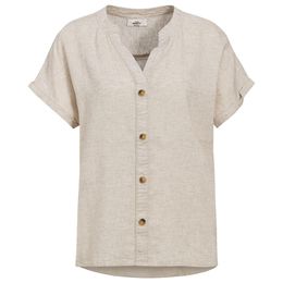 Gina Benotti Damen Leinen-Bluse mit Zierkn&ouml;pfen