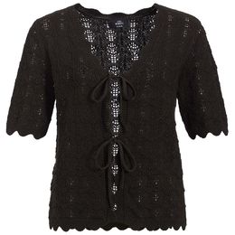 Gina Benotti Damen Strickjacke mit Ajourmuster