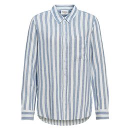 Gina Damen Leinen-Bluse mit Streifen