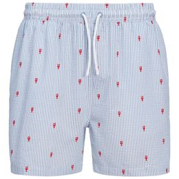 VanVaan Herren Seersucker-Badeshorts mit Streifen