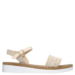 Gina Benotti Damen Sandalen in H&auml;kel-Optik