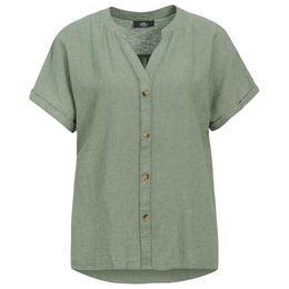 Gina Benotti Damen Leinen-Bluse mit Zierkn&ouml;pfen