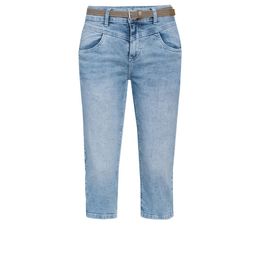 Gina Benotti Damen Capri-Jeans mit G&uuml;rtel