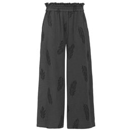 Gina Damen Musselin-Hose mit ger&uuml;schtem Bund