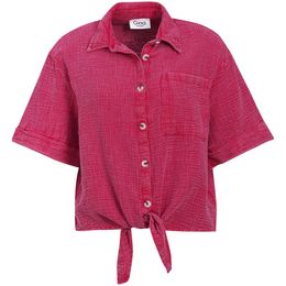 Gina Damen Musselin-Bluse mit Brusttasche