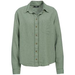 Gina Benotti Damen Leinen-Bluse mit Brusttasche
